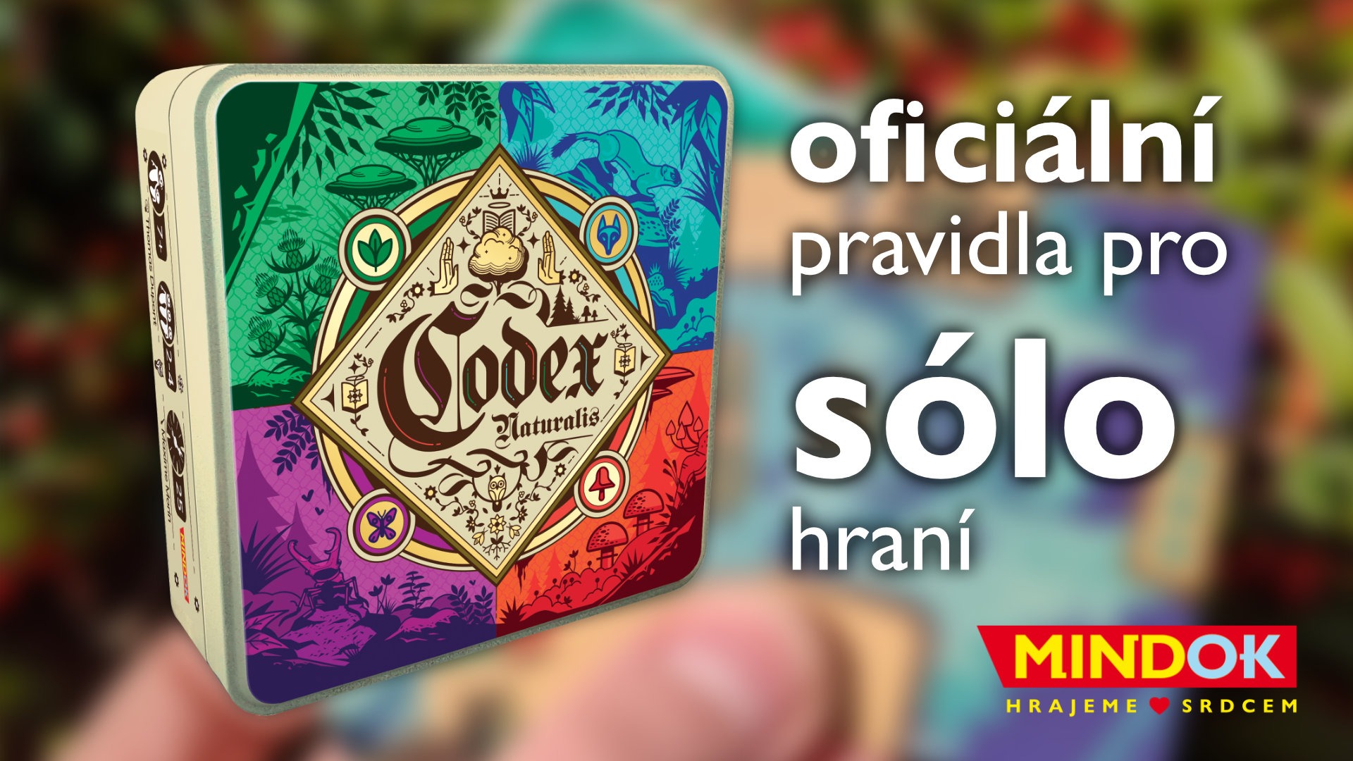 Stáhněte si sólo pravidla pro hru Codex Naturalis | MINDOK
