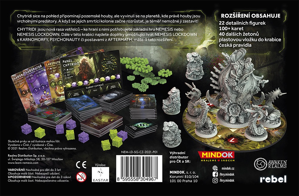 Nemesis: Lockdown – Chytridi a doplňky – rozšíření | MINDOK