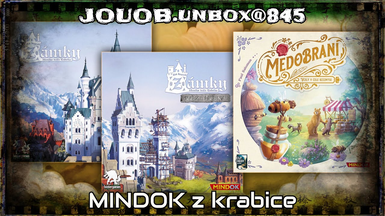 Jouobcast : unboxing hry Medobraní a | MINDOK